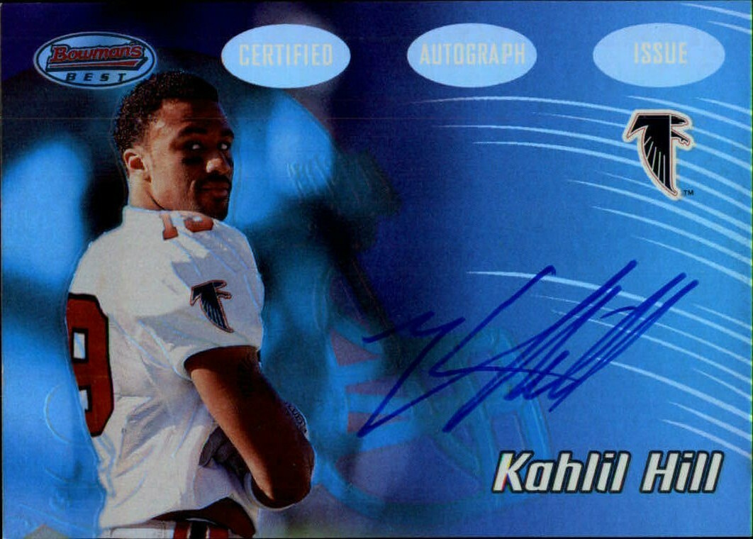 2002 Bowman's Best #145 Kahlil Hill AUTOGRAPH RC Atlanta Falcons | eBay