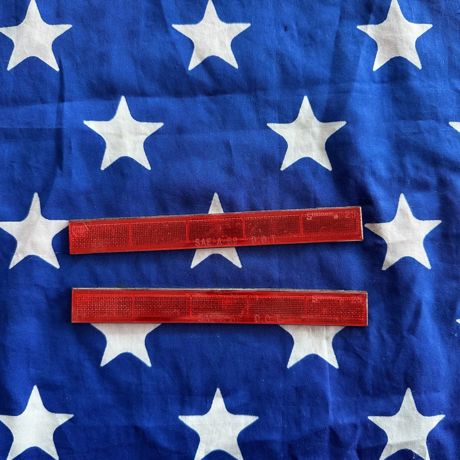 M151 M151A1 M151A2 NOS LATE STYLE PLASTIC RED REFLECTOR ROPS FORDING ...