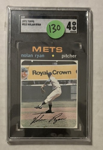NOLAN RYAN 1971 TOPPS BASEBALL CARD #513 SGC 4 EXCELLENT HOF METS | eBay