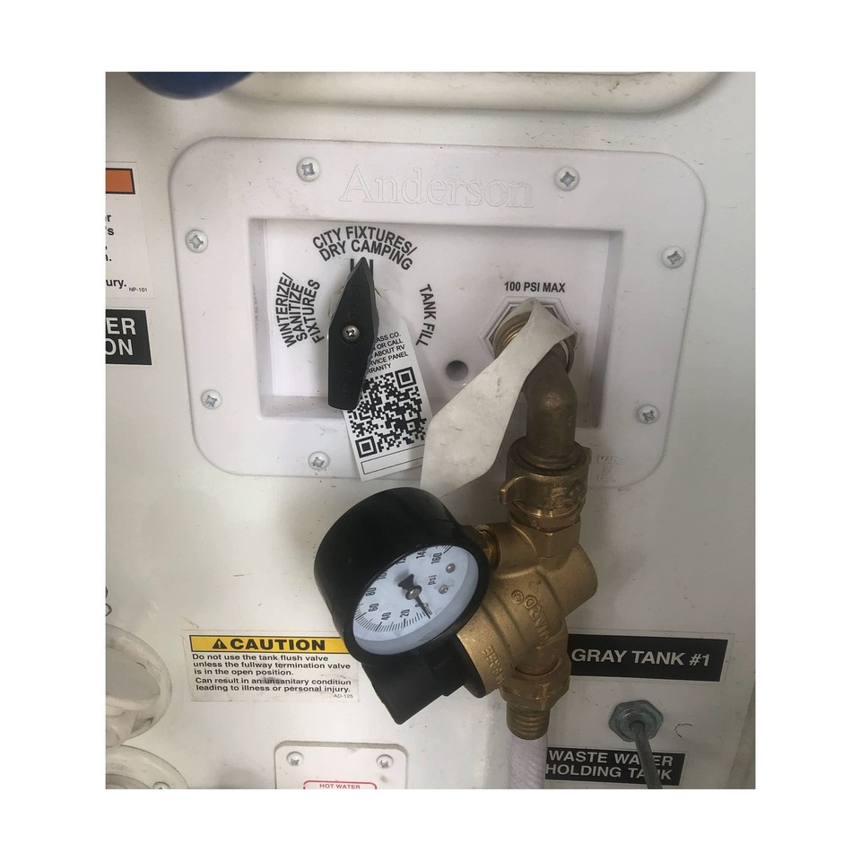 ABCO RV MANRV101-RF RV Water Service Panel with 4 Function, 3 Position Low Le... | eBay