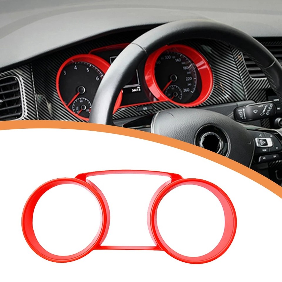 Car Interior Dashboard Tachometer Speedometer Frame Panel Cover Trim ...