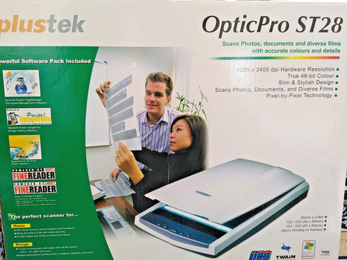 Plustek OpticPro ST28 Scanner ( Open box ) | eBay