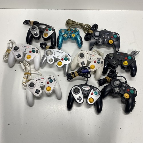 3rd Party Wired Controllers for Nintendo Gamecube - Lot of 10 UNTESTED ...