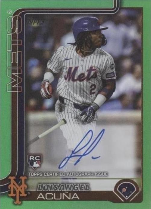 2025 Topps Series 2 - Flagship Real One Autographs Luisangel Acuna #524 ...