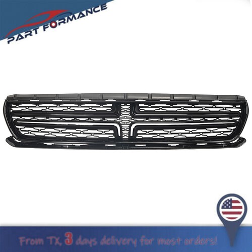 Front Bumper Grille Black For 2015-2018 Dodge Charger 68226527AA ...