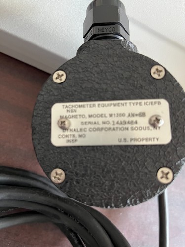 DYNALEC ELECTRIC TACHOMETER CORP MAGNETO M1200 AN | eBay