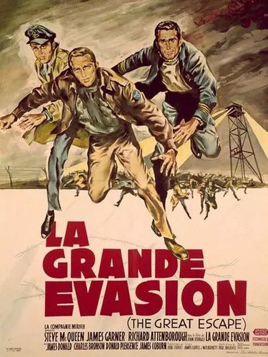 toile tableaux film la grande évasion Steeve McQueen 50x70 cm | eBay