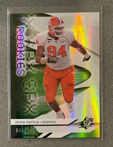 2008 SPx - Rookies Green #130 Phillip Merling /499 (RC) for sale online ...