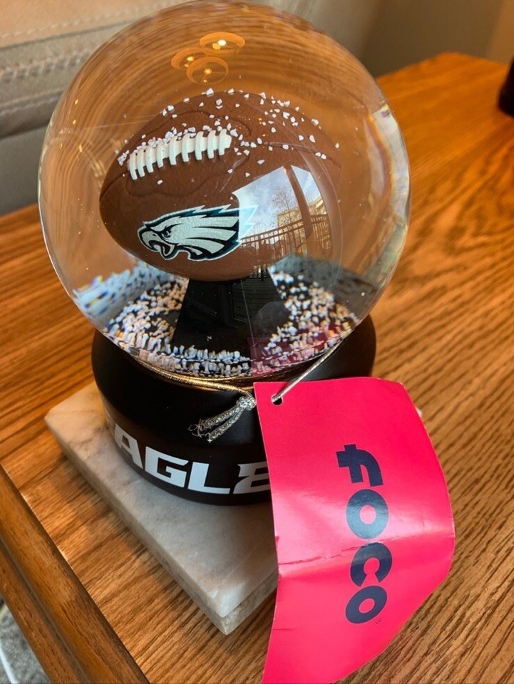 Philadelphia Eagles Logo Football Holiday Snow Globe - Forever ...