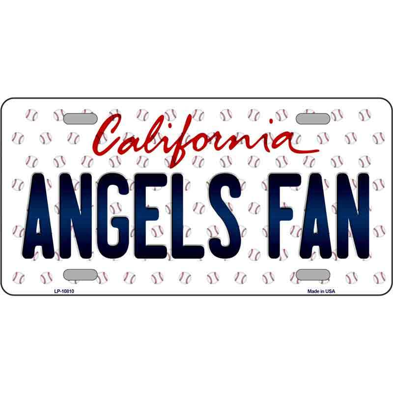 Angels Fan California Novelty Metal License Plate Tag LP-10810 | eBay