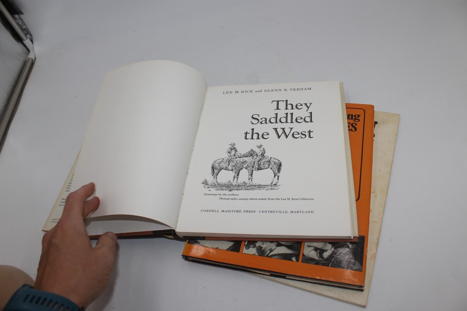 VINTAGE Saddle Making Books Repairing They Saddled The West Lot of 3 ...