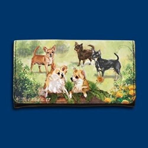 Wallet CHIHUAHUA Dog Breed Ladies Wallet Checkbook Zippered Coin | eBay