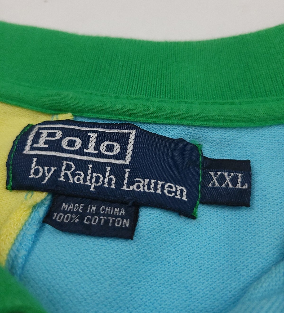 Vintage Polo Ralph Lauren Patchwork Colorblock Pastel… - Gem