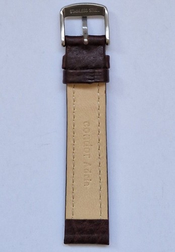 Condor Adria Leather Watch Strap Buffalo Calf 517 Black/Brown White ...