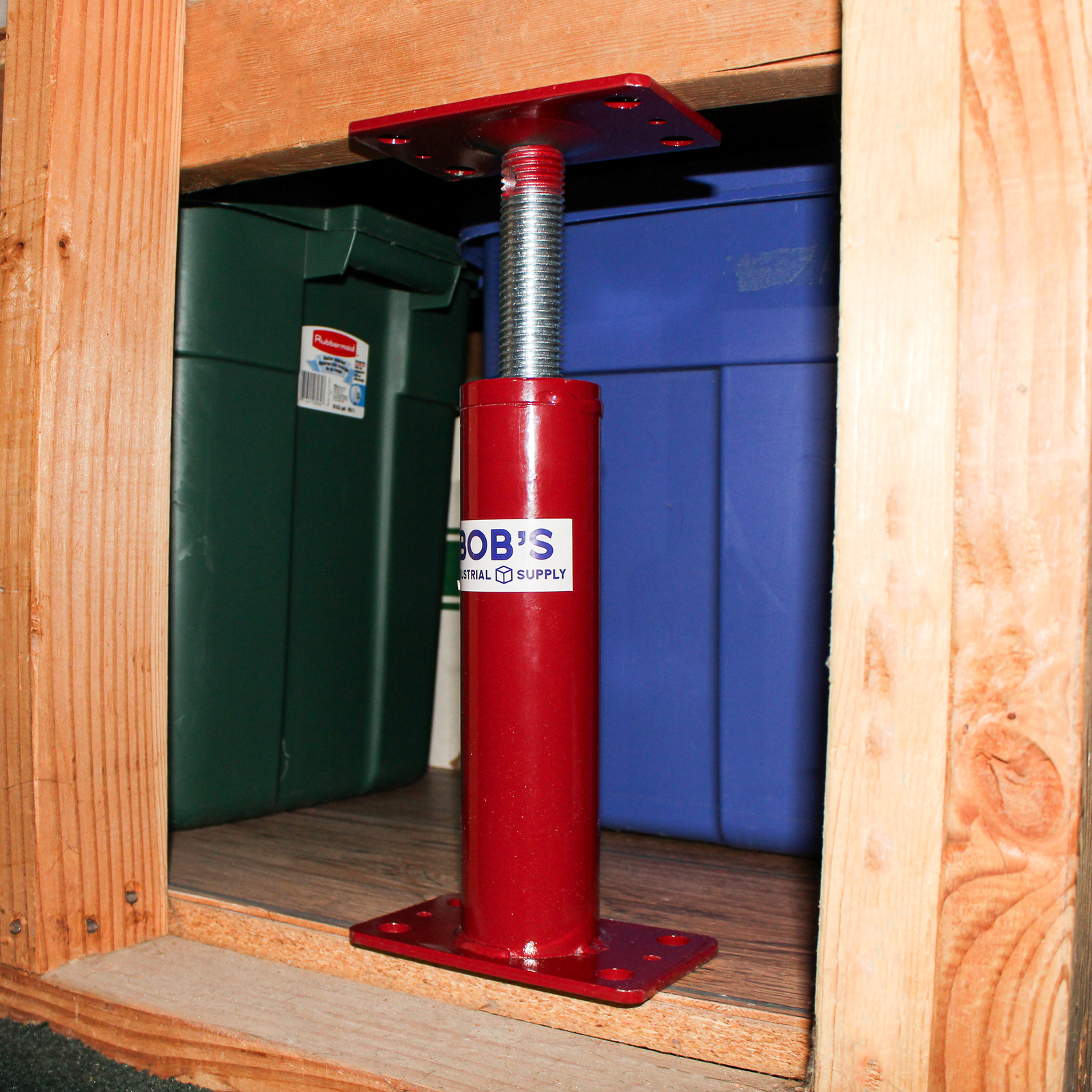 BISupply Adjustable Floor Jack Post Basement 1pk - 16in Ceiling Support ...