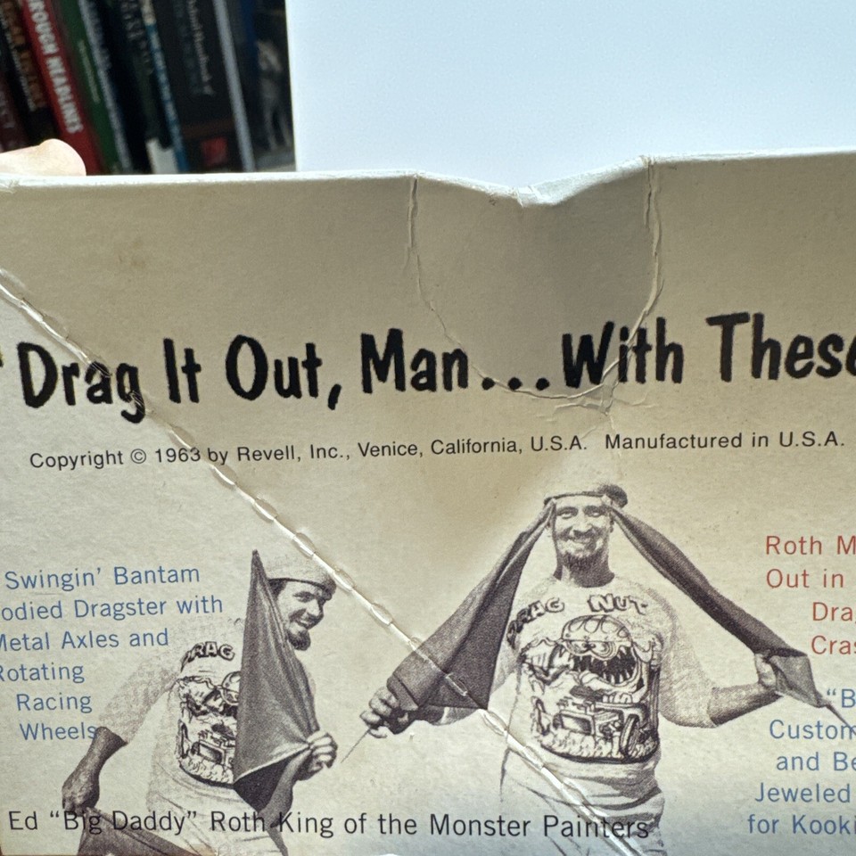 Revell Ed Big Daddy Roth Drag Nut Model Kit Rat Fink 2015 New Opened ...