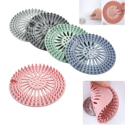 HAIR TRAP SHOWER BATH PLUG HOLE WASTE CATCHER STOPPER DRAIN SINK ...