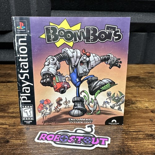 Boombots - (PlayStation) PS1 Manual instruction booklet only And Reg ...