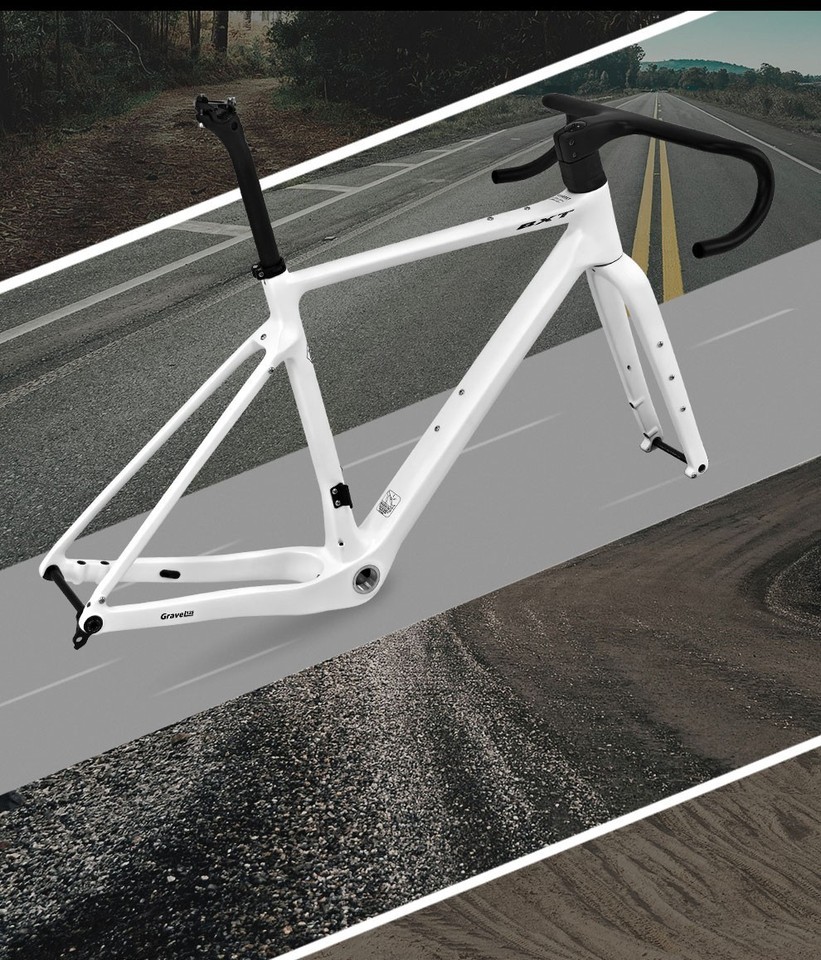 BXT Carbon UDH Gravel Bike Frame Disc Brake Fully Hidden Road Bicycle ...