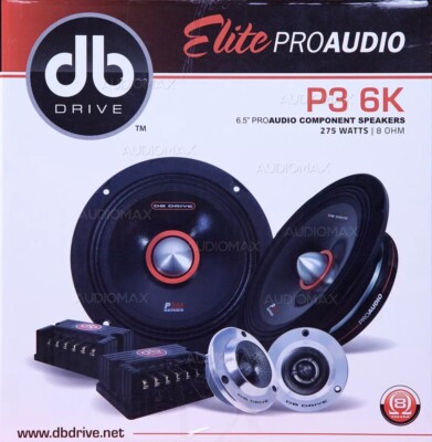 DB Drive P3 6k 6.5” 250w Midrange Car Component Speaker System Harley ...