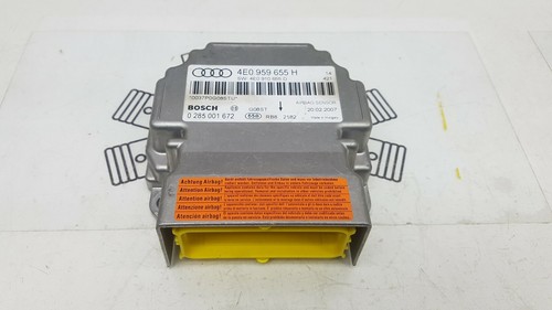 AUDI A8 D3 3.0 TDI SRS AIRBAG CONTROL MODULE UNIT 4E0959655H / 4E0 959 ...
