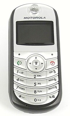 Motorola C series C139 - Black and Silver ( TracFone ) Cellular Phone ...