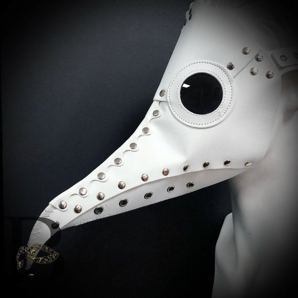Plague Doctor Mask Long Nose Raven Bird Mask for Halloween Cosplay ...