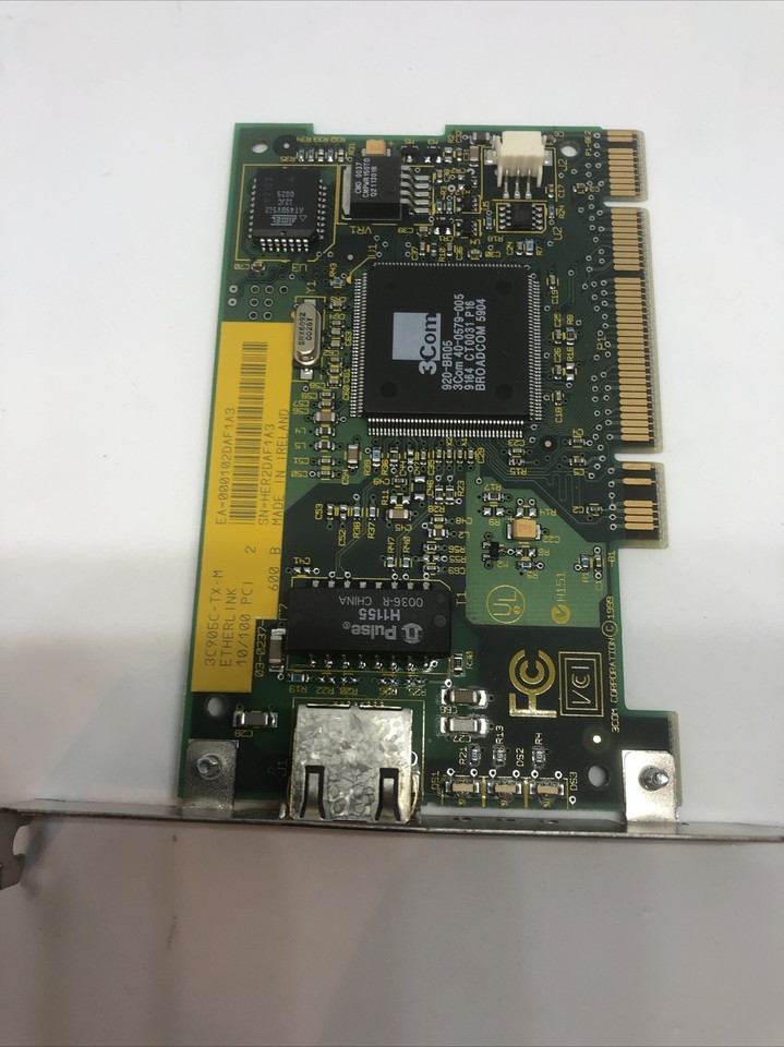 3COM 3C905C-TX & B FAST ETHERLINK XL PCI 10/100 ETHERNET NETWORK CARD ...