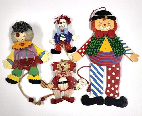 Vintage Jumping Jack Pull String Puppet Clown Lot Hampelmann AX295 | eBay