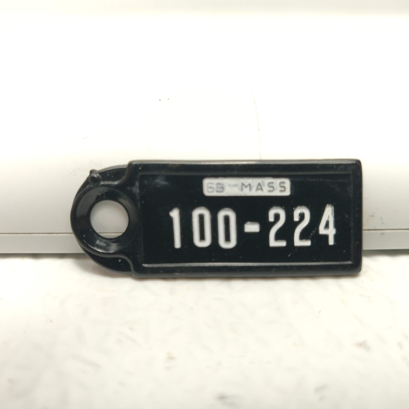 RARE VTG Disabled Veterans Mini License Plate Key Chain Ring ...