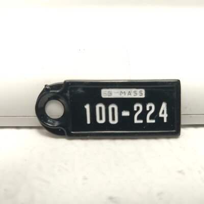 RARE VTG Disabled Veterans Mini License Plate Key Chain Ring ...