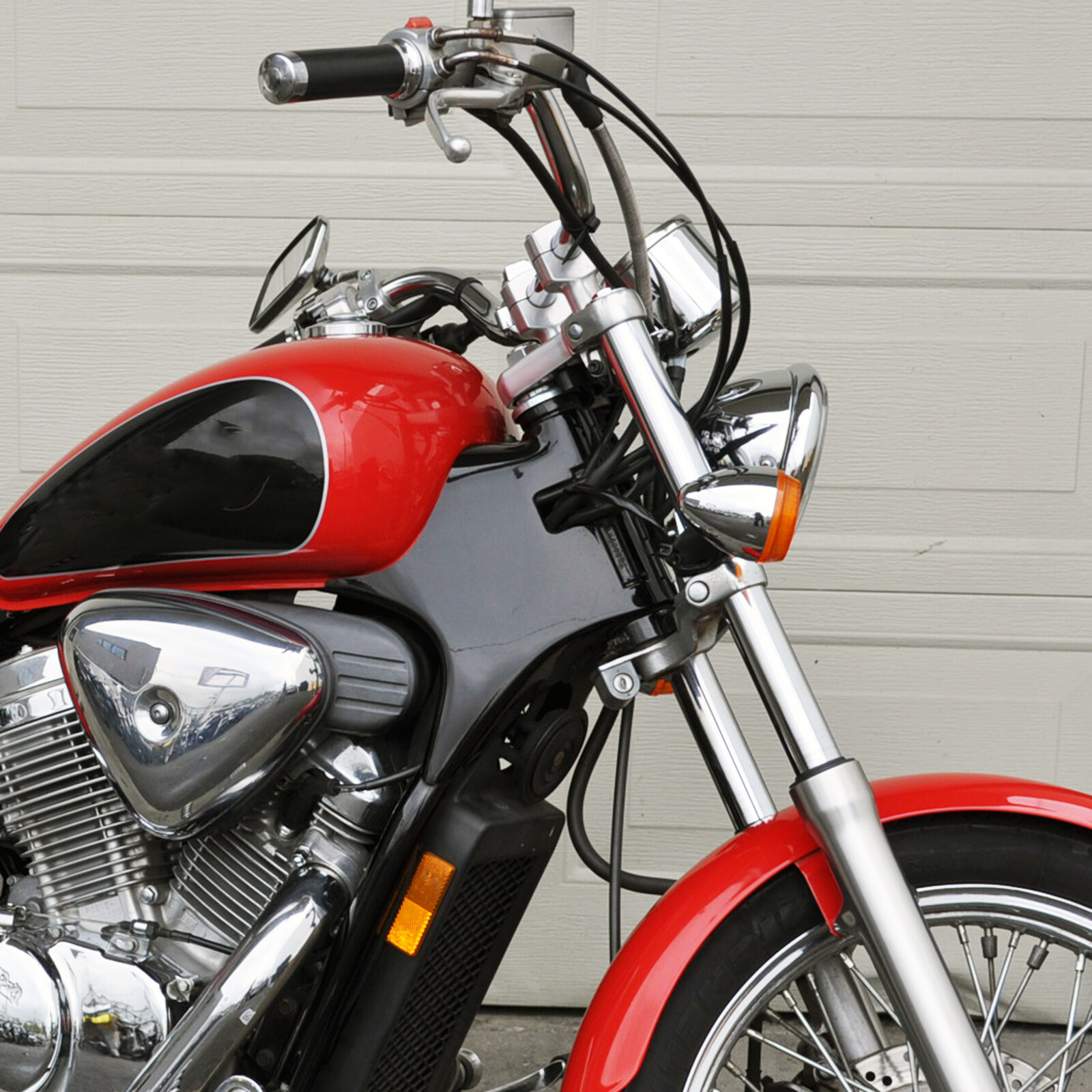 Front Frame Neck Covers For Honda VT600C/VT600CD Shadow 600 VLX/Deluxe ...