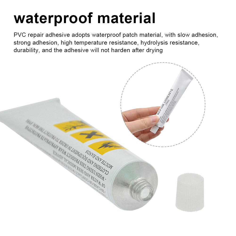 30ml PVC Adhesive Inflatable Boat Repair Glue Kayak Patches Glue (1 Pc ...