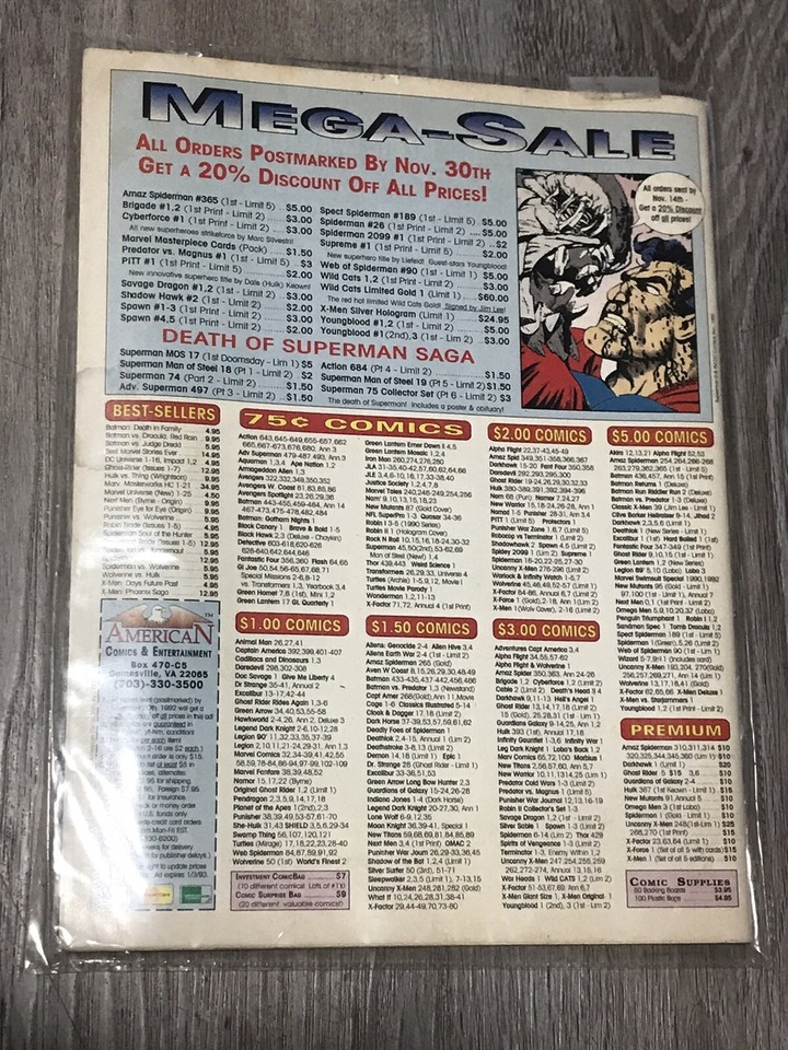 Vintage 90s comic book collector magazine Premier Collectors Issue | eBay