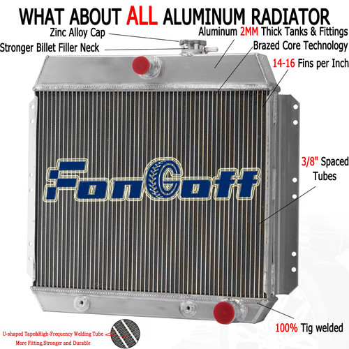 3 ROW Radiator Fit 1949-1954 CHEVY BEL AIR CAR SEDAN COUPE V8 210 150 ...