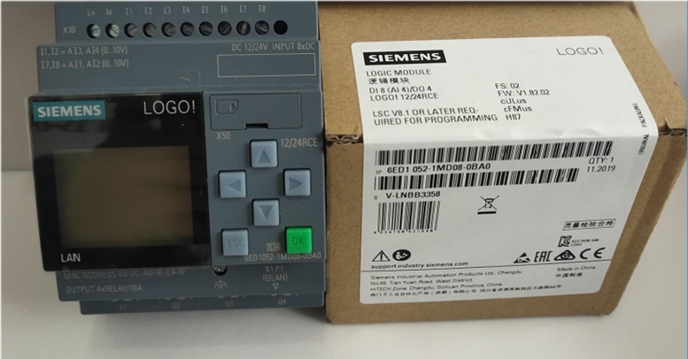 New Siemens 6ED1052-1MD08-0BA0 LOGO 12/24RCE logic module 6ED1 052-1MD08-0BA0 | eBay