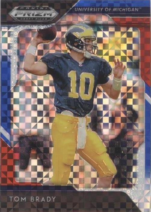 2019 Panini Prizm Draft - Tom Brady #94 Red White & Blue Prizm /99 for ...