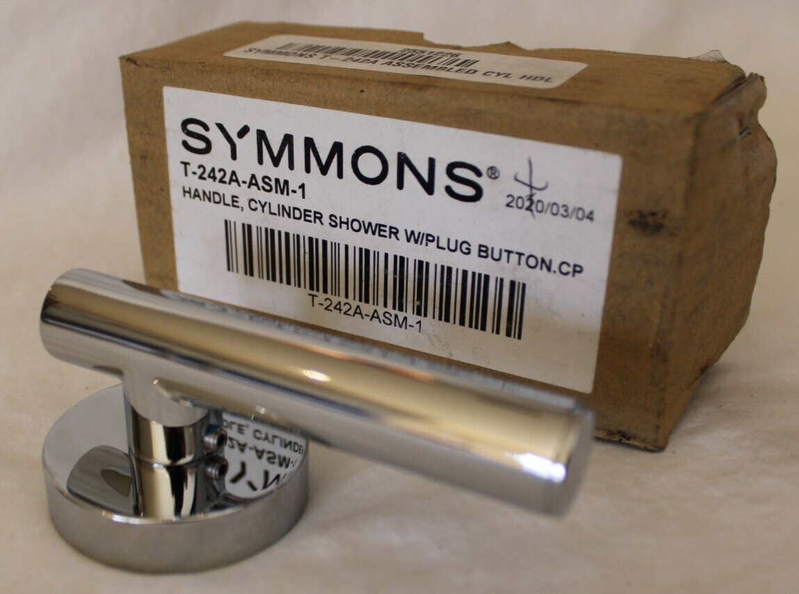 Symmons Replacement Handle T-242A-ASM-1 Cylinder Shower in Chrome. CC2 ...