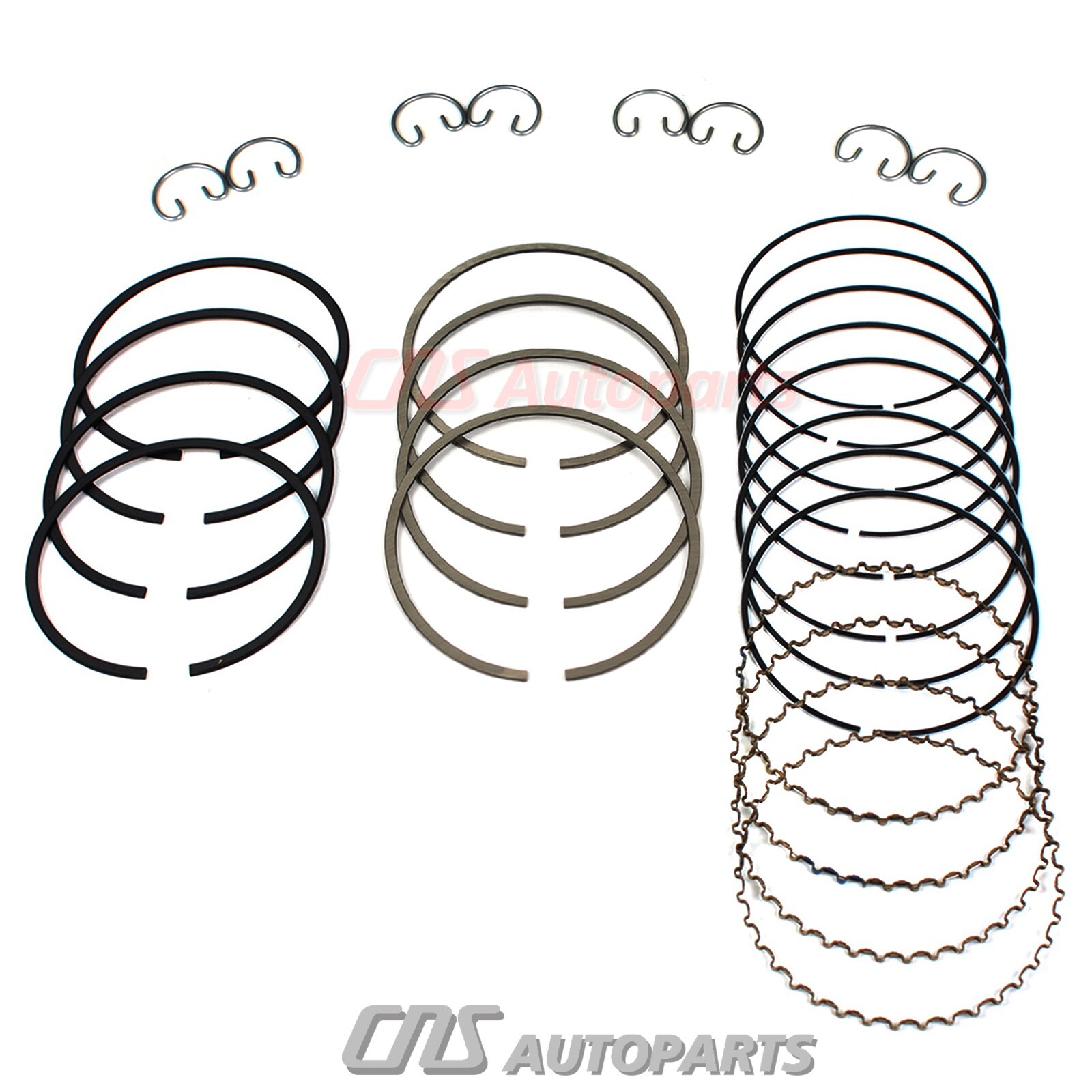 Piston W/ Rings w/ Engine Bearing Kit Fits 00-05 Subaru 2.5 SOHC EJ25 ...