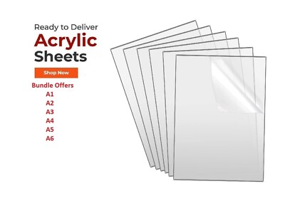 Clear Acrylic Plastic Safety Perspex Sheet For Shed Windows Many Sizes ...