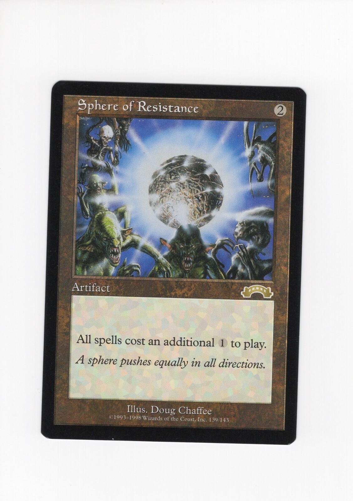Sphere of Resistance Exodus NM Immaculate! MTG Magic the Gathering b | eBay