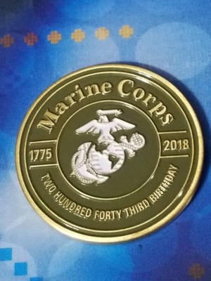 United States Marine Corps 243 Birthday Ball 2018 Challenge Coin | eBay