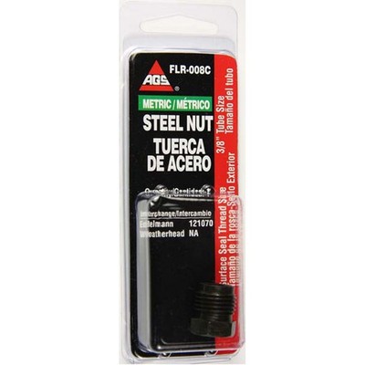 AGS FLR-008C Steel Tube Nut, 3/8 (M16x1.5 Surface Seal), 1/card | eBay