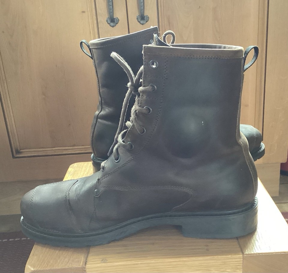 TCX X-Blend 7300W WP Brown Leather Motorcycle Boots | eBay UK