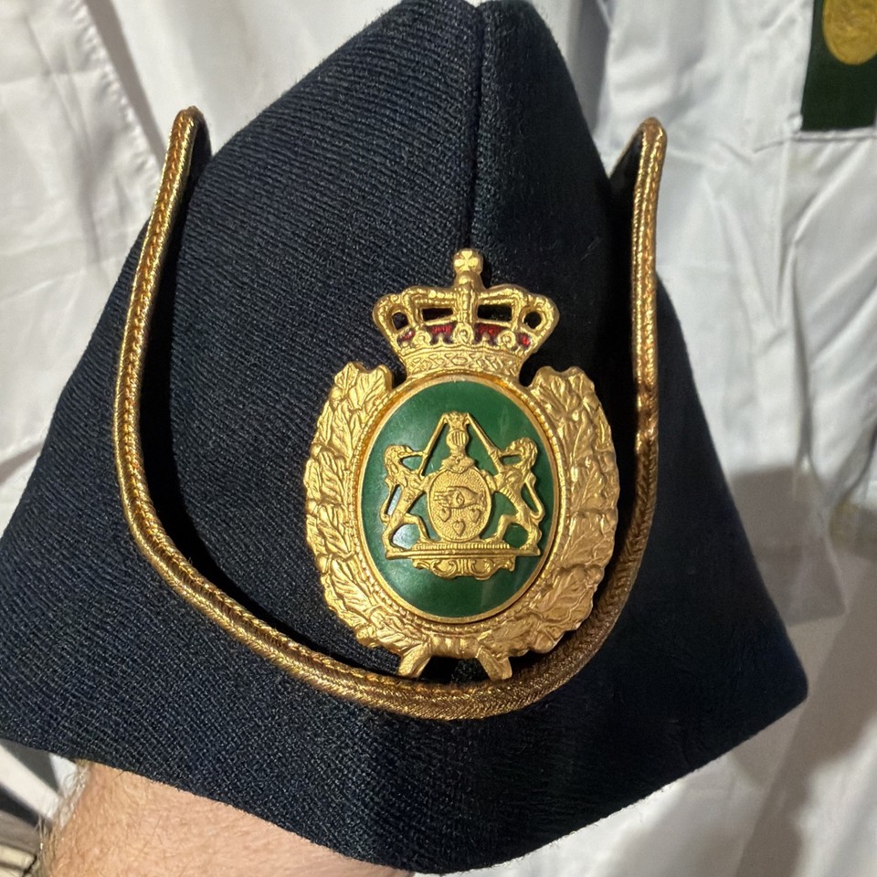 Vintage Danish Police Uniform, Shirt, Hat and Insignia, Hat Badges and ...