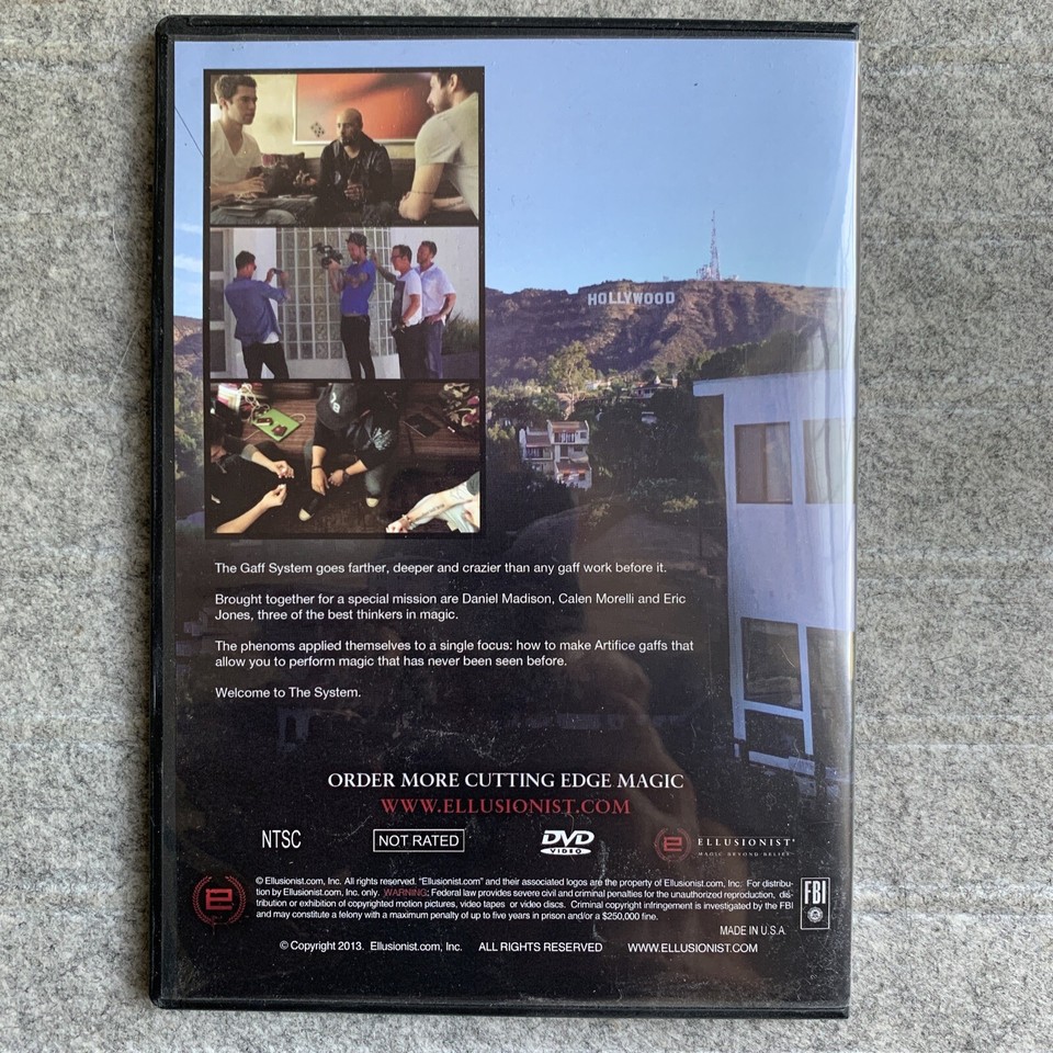 Ellusionist : The Gaff System : Morelli, Madison, Jones : DVD : Like ...