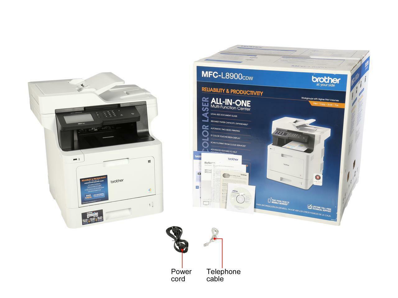 Brother+MFC-L8900CDW+All-In-One+Laser+Printer for sale online | eBay