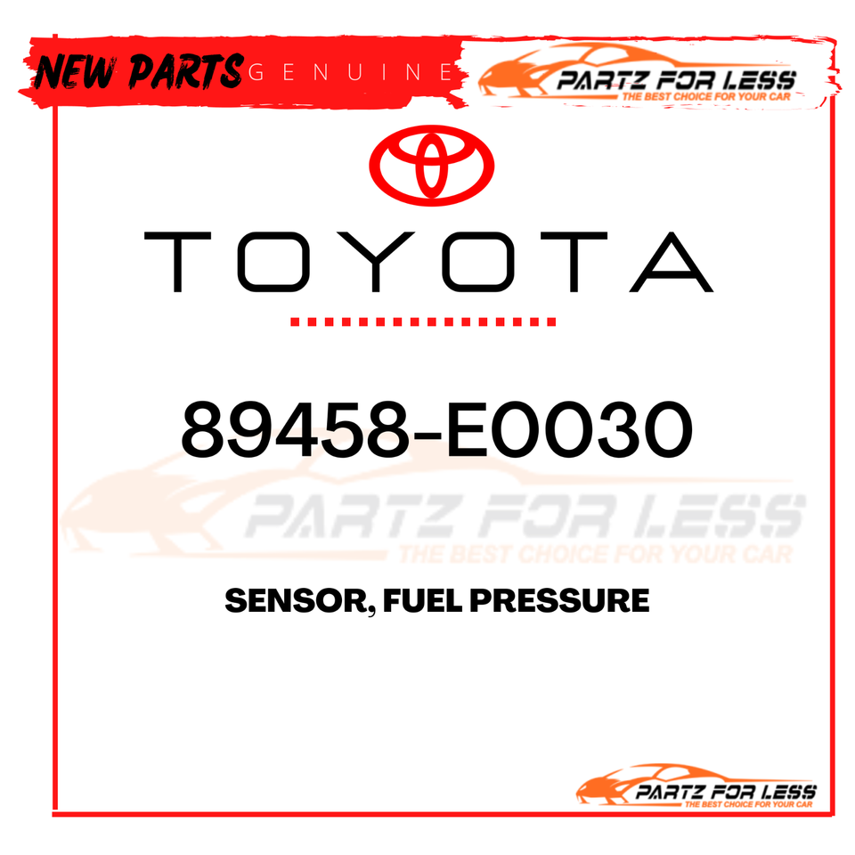 89458-E0030 Toyota Genuine Fuel Pressure Sensor 89458E0030 | Pressure ...