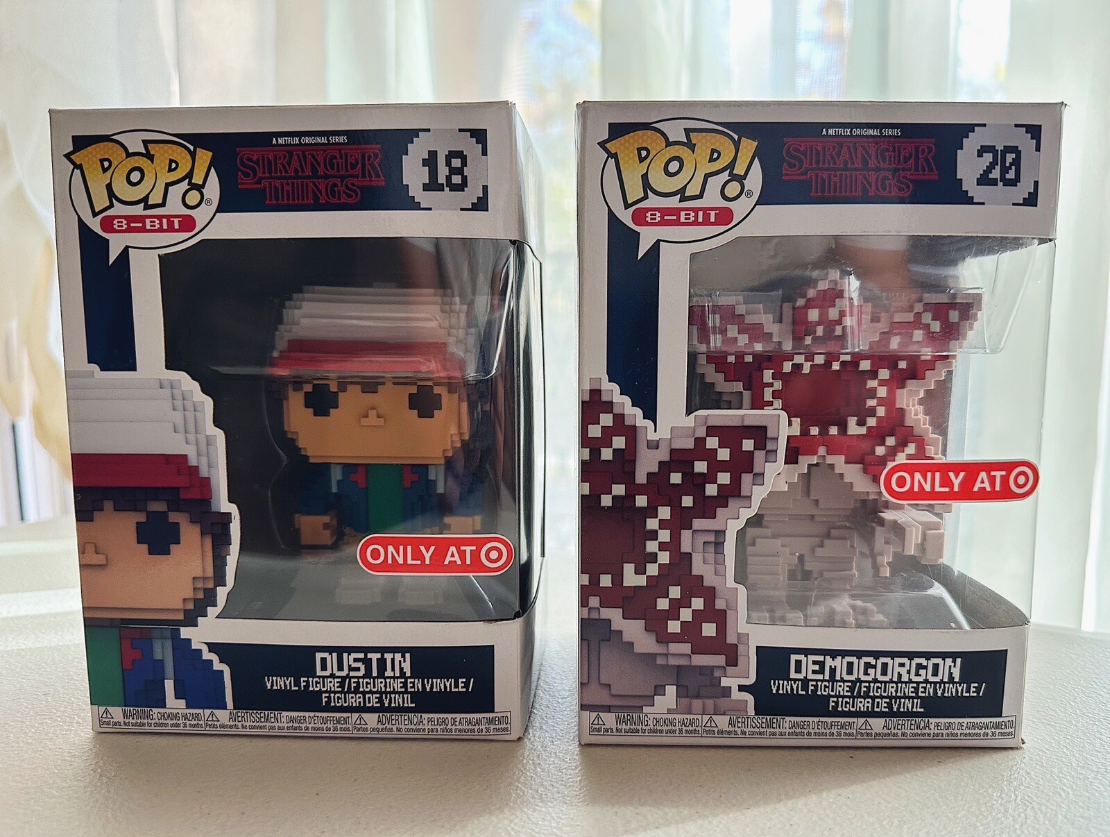 FUNKO POP! 8-BIT - STRANGER THINGS (LOT OF 2) - DUSTIN - DEMOGORGON ...