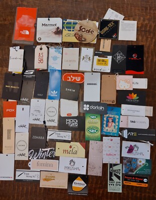Lot of 50 Different Labels Price Tags Tabs Tickets | eBay